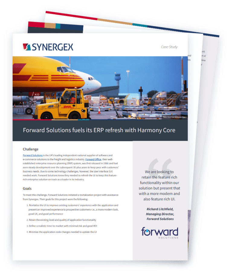 Forward Solutions fuels its ERP refresh with Harmony Core - Synergex